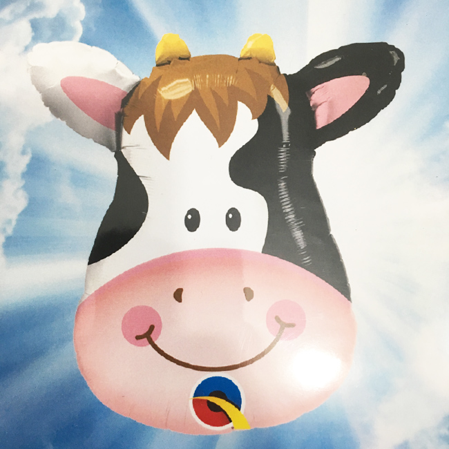 Palloncino Mini Shape Mucca Fattoria Testa - Palloni e palloncini