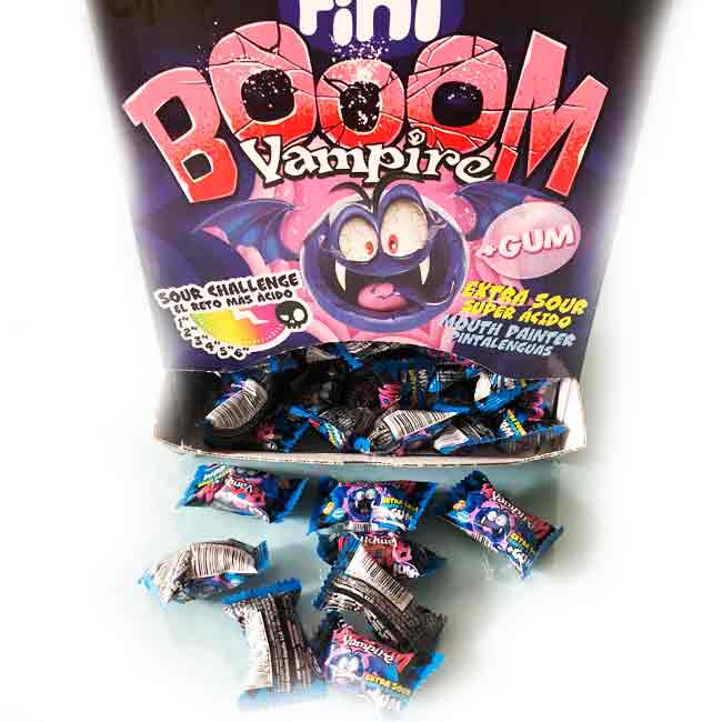 Vampire Boom Bubble Gum Gomme Caramelle Halloween 20pz - Palloni e ...