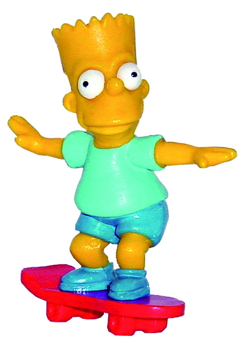 Simpson Bart Statuina 6cm Torta - Palloni e palloncini
