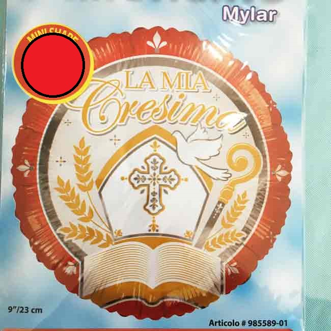 Palloncino Mini Shape Cresima - Palloni e palloncini