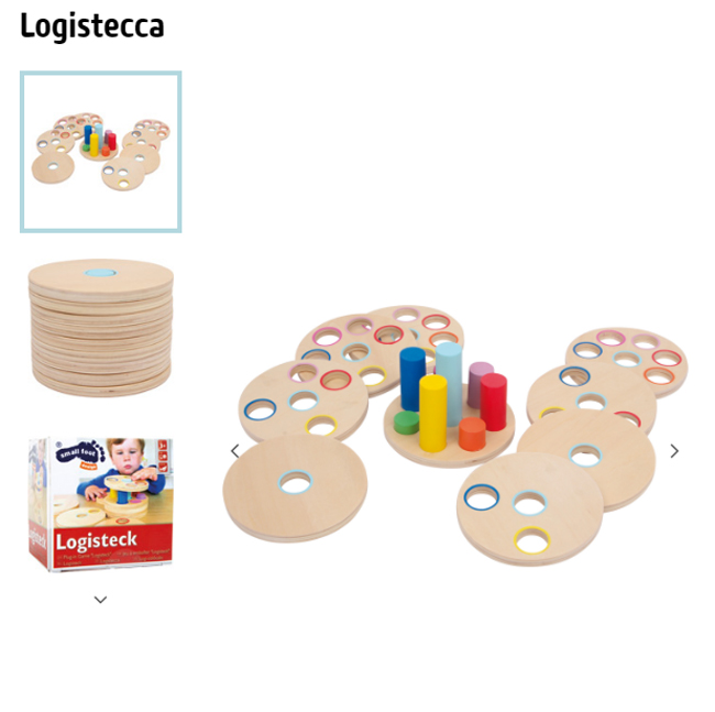 Gioco di Logica ''Logistecca'' in Legno Bimbo - Palloni e palloncini